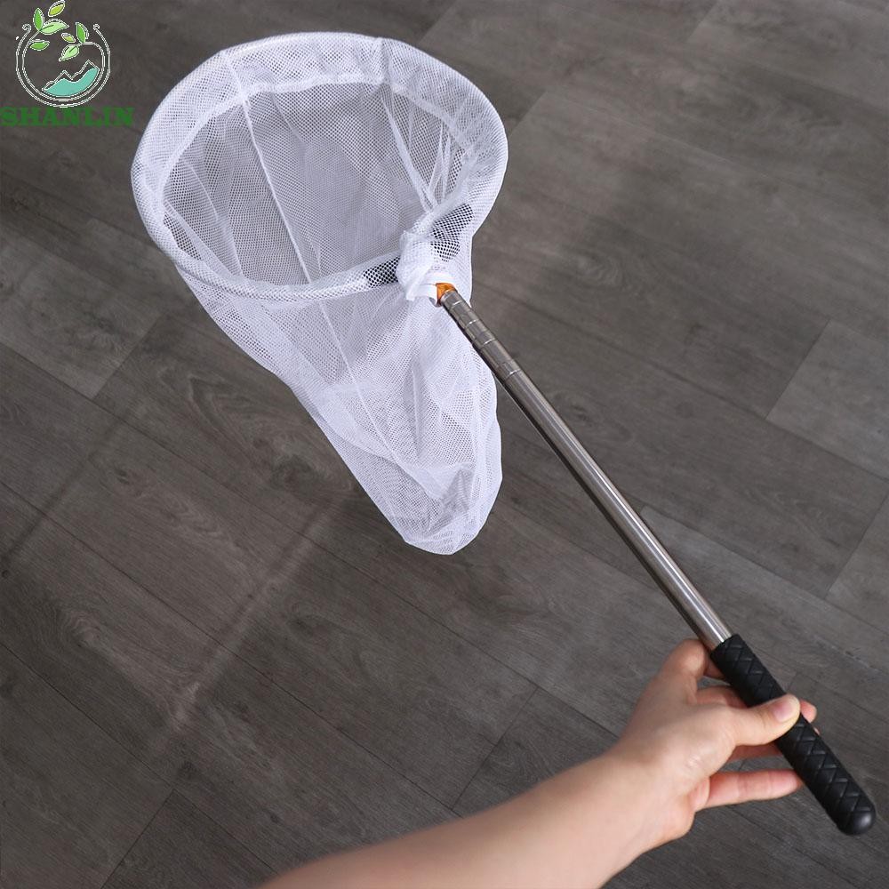 SHANLIN Flying Animals Capture Net, Extendable Butterfly Net Telescopic ...