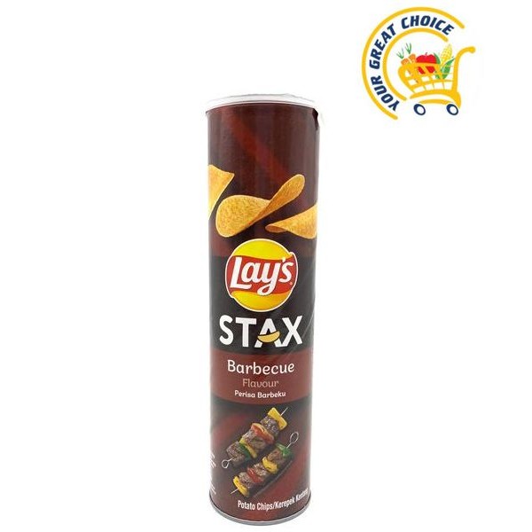 Lay's MY Stax Potato Chips BBQ 135g | Shopee Malaysia