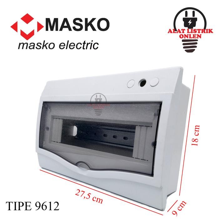 MCB BOX 12 GROUP MASKO 9612 9812 INBOW HOUSE/ OUTBOW IB/ OB - 9612 IB ...