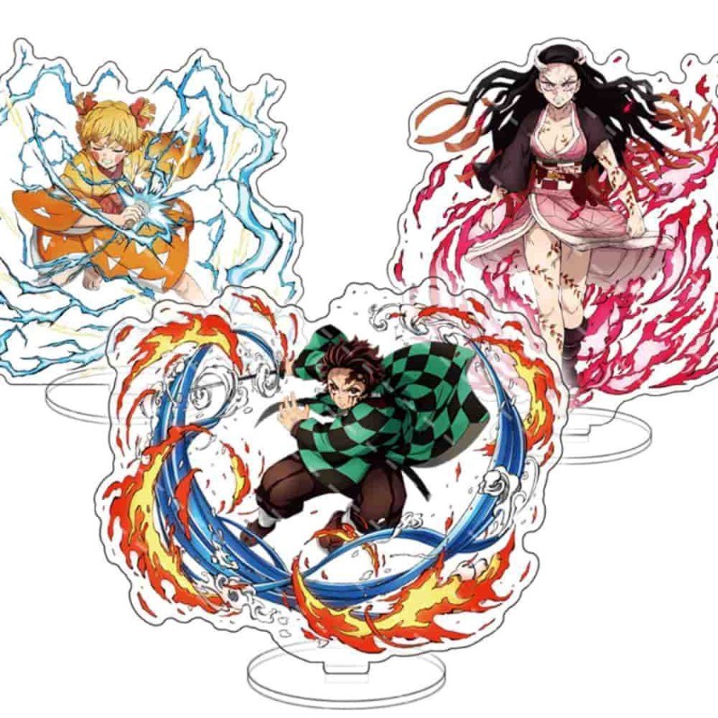 Demon Slayer Anime Figures Stand Kamado Tanjirou Kamado Nezuko ...