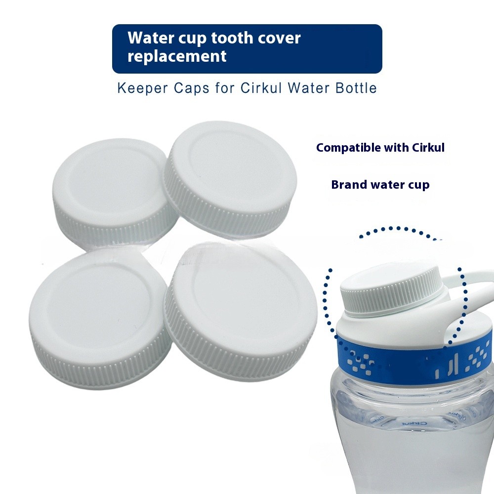 White PP Replacement Lids For Cirkul Water Bottles Keeper Caps ...