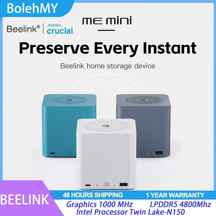 Beelink ME MINI PC Processor Twin Lake-N150 Graphics 1000 MHz TPM 2.0 ...