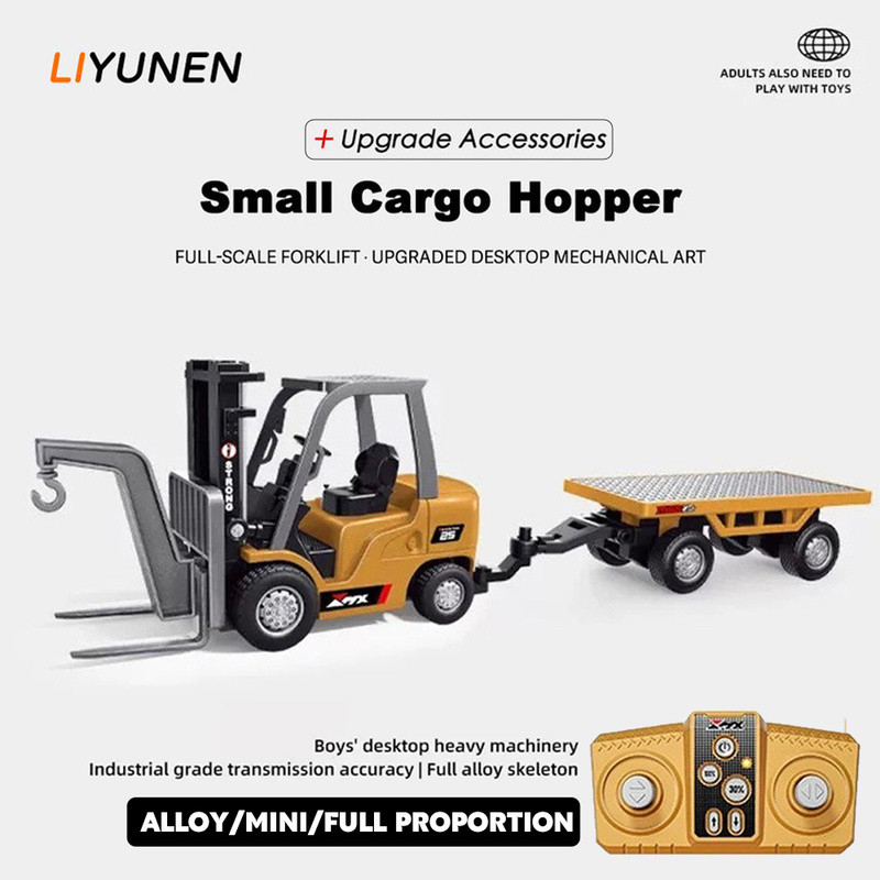 1:64 MINI Alloy RC Forklift Upgrade Cargo Hopper Complete Set 2.4GHz ...
