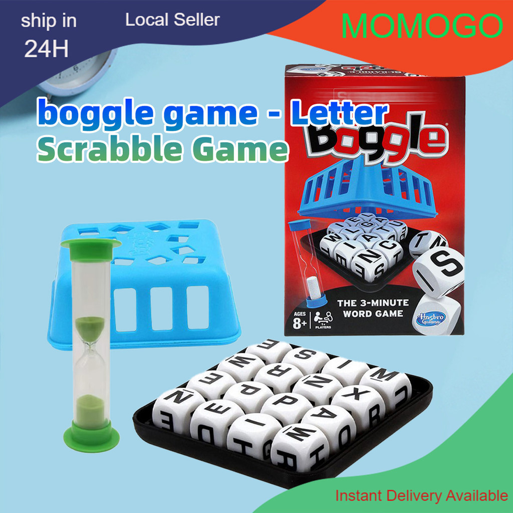 Portable Scrabble Boggle Game English Word Search Educational Family ...