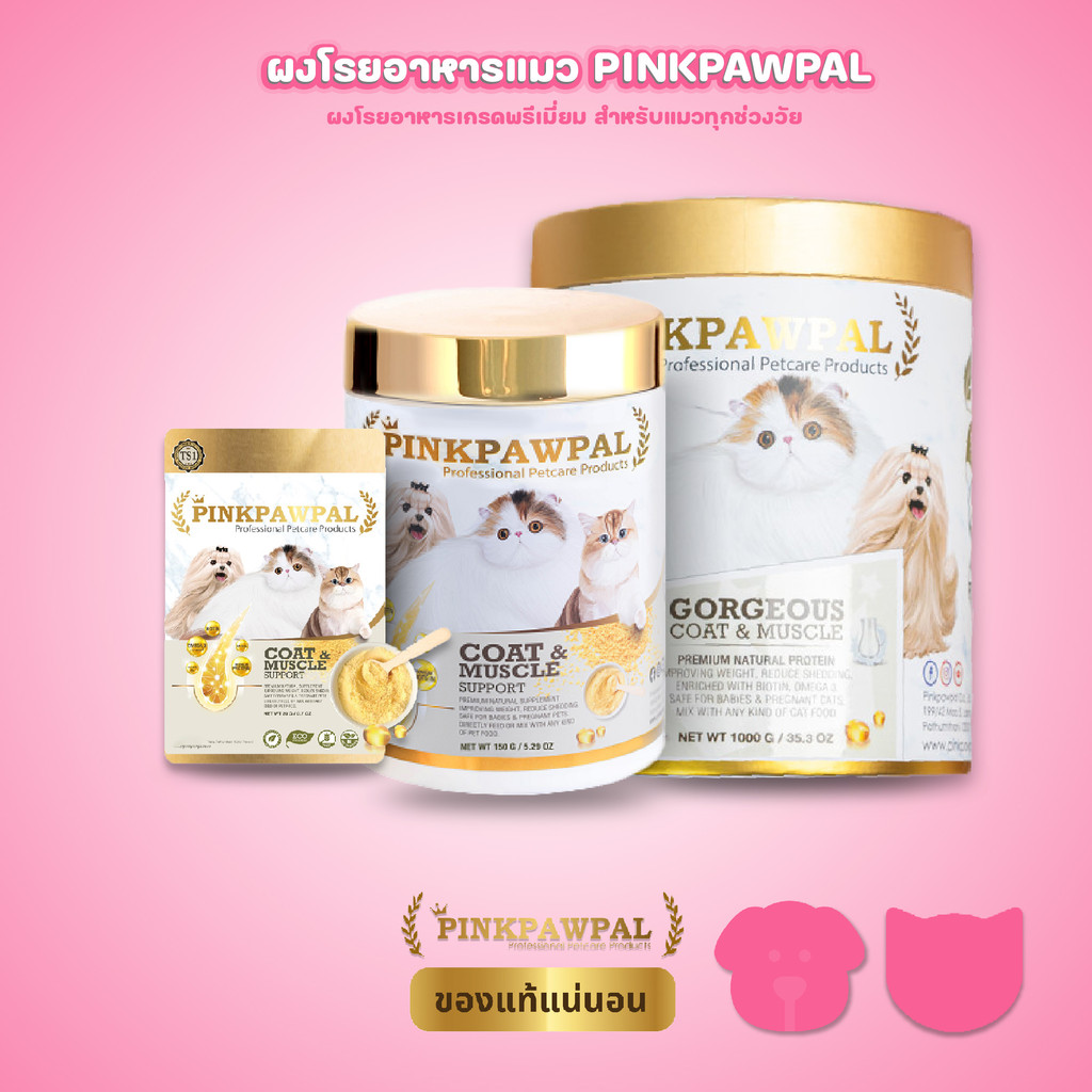 Pinkpawpal Protein Powder Weight Gain Hair and Muscle Nourishment Size ...