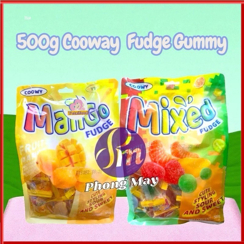 COOWAY MIXED/ MANGO FUDGE FRUIT JELLY GUMMY [500G] (TTF) | Shopee Malaysia