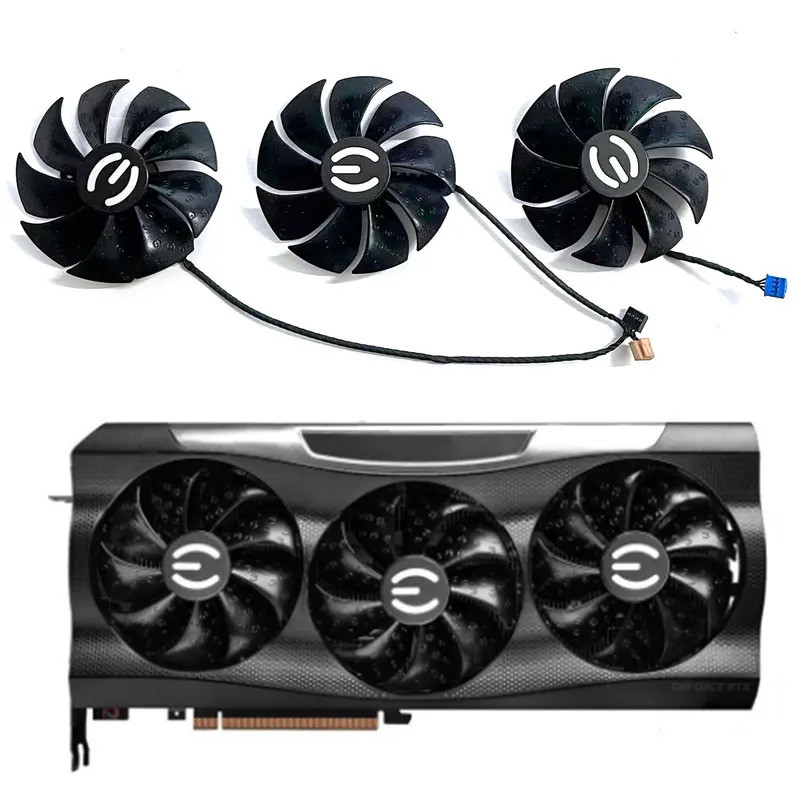 Original for EVGA RTX 3090 3070 RTX3080 RTX 3080 TI graphics card 87MM ...