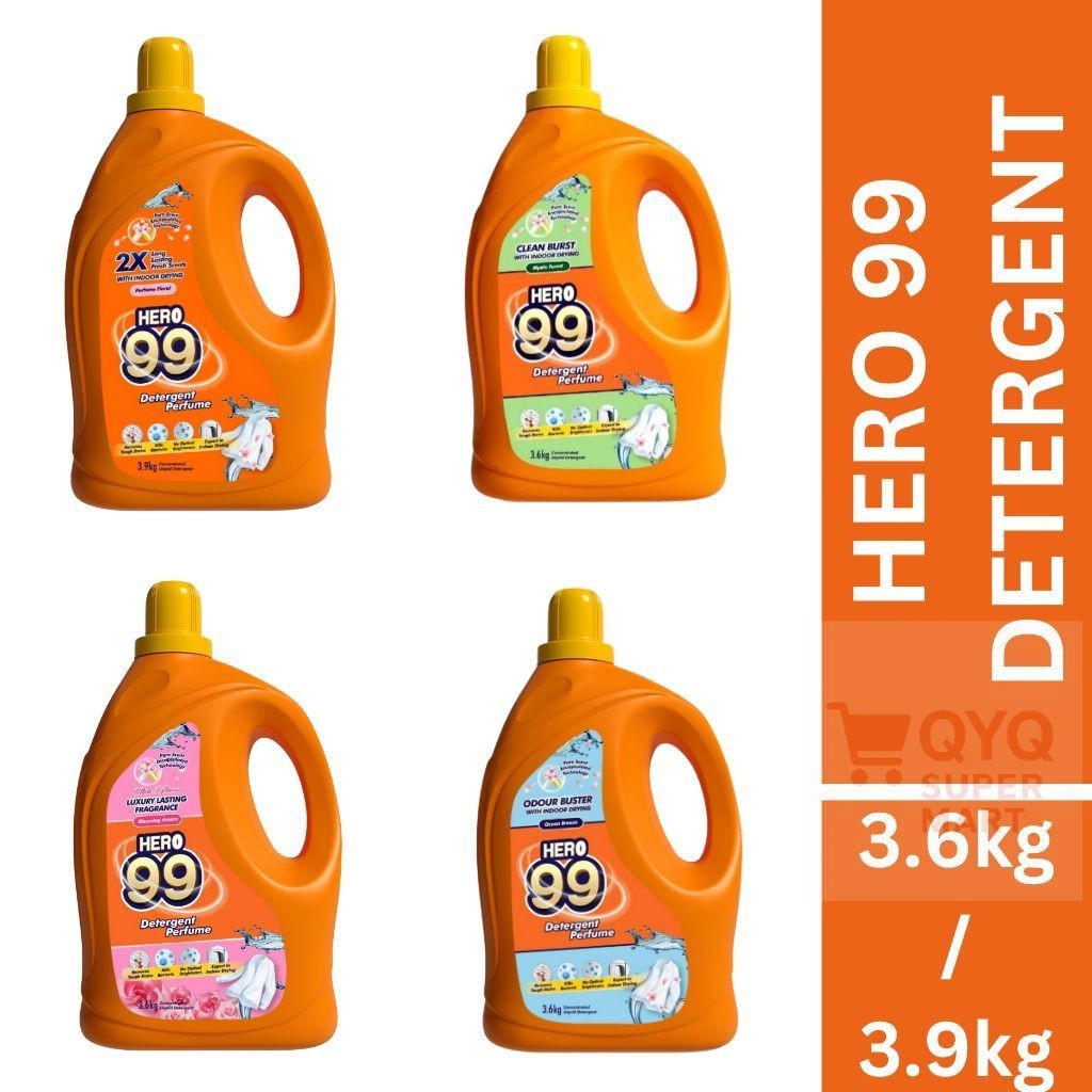 HERO 99 Liquid Detergent Perfume (3.6kg / 3.9kg) | Shopee Malaysia