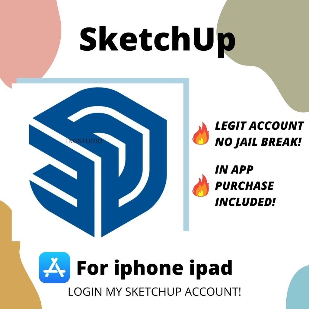 [FULL VERSION] SketchUp 3D Sketch Apps (IOS) CAD Model building app ...