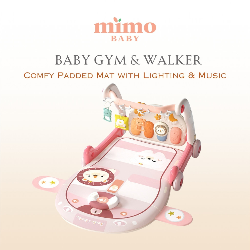 Mimo Baby 6 IN 1 Premium Baby Play Gym with Soft Mat & Colorful Music ...