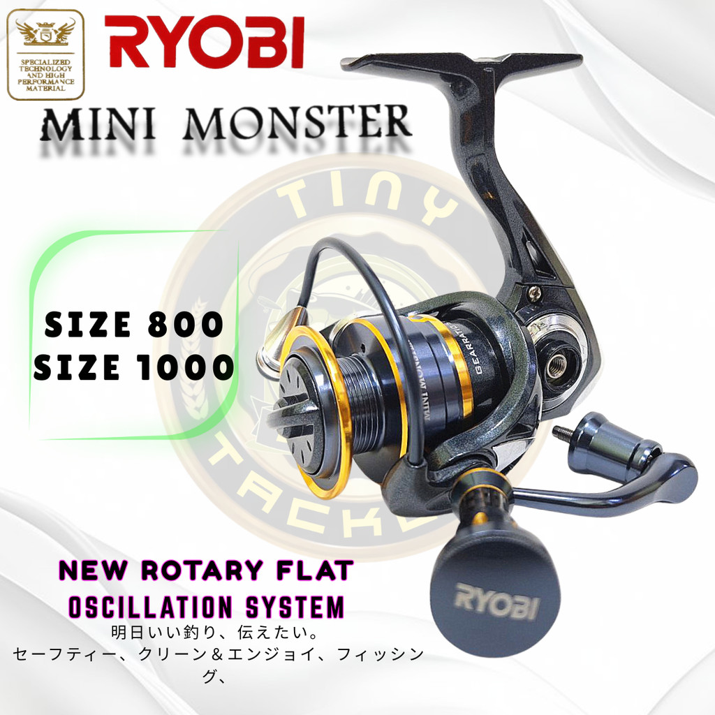 RYOBI MINI MONSTER SPINNING REEL SPINNING | Shopee Malaysia
