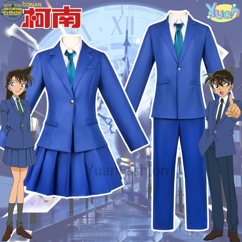 [Ready Stock] Detective Conan cosplay Uniform of Kudou Shinichi cosplay ...