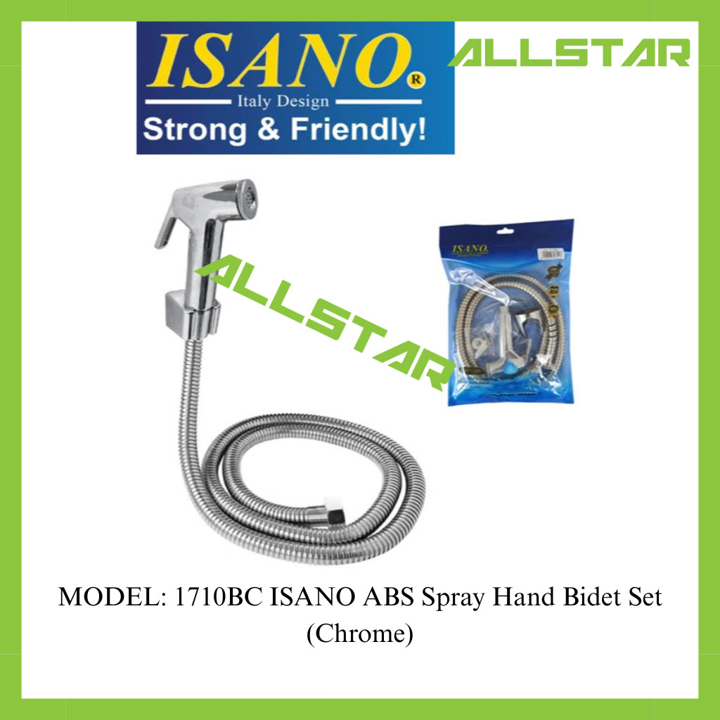1710BC ISANO ABS Spray Hand Bidet Set (Chrome) ISANO Set Semburan ...