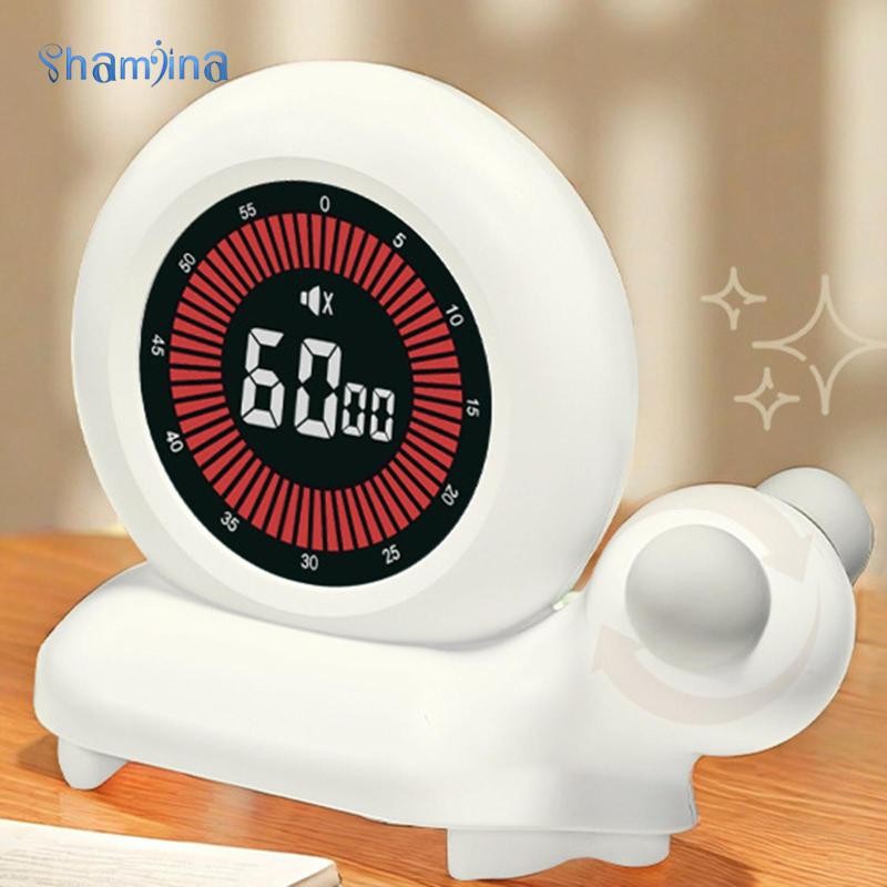 Shamjina Clock, 60-minute Timer, Visual Timer, Non-ticking, Silent, for ...