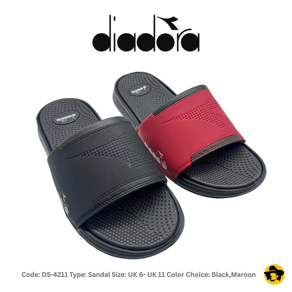 DIADORA Brand Men’s Comfort Casual Lightwieght Slides Sandal Shoes ...
