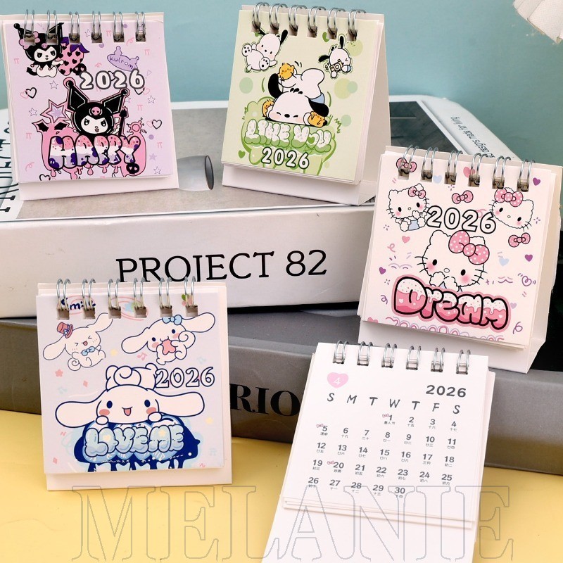 [ Happy New Year ]2026 Year Mini Calendar Book - Office School ...