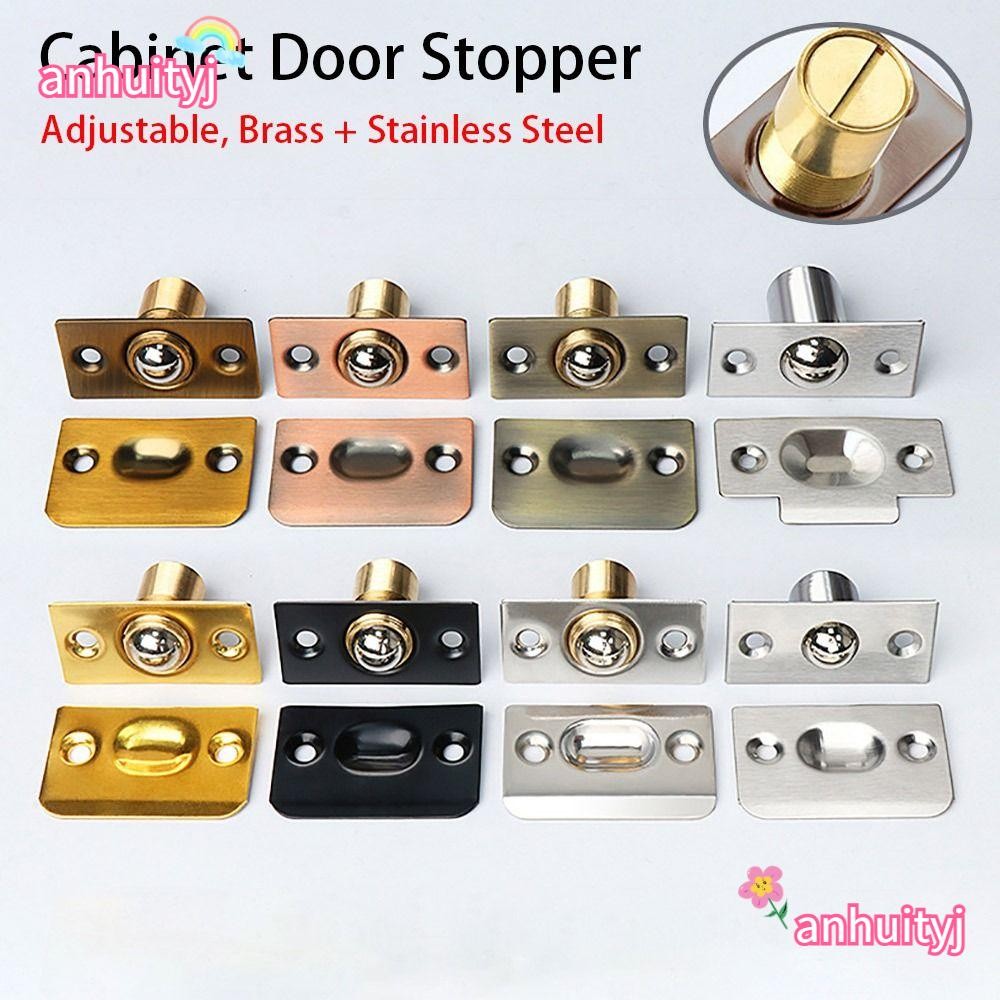 AHTY 1Set Closet Door Ball Catch, with Screws Cabinet Gate Door Stopper ...