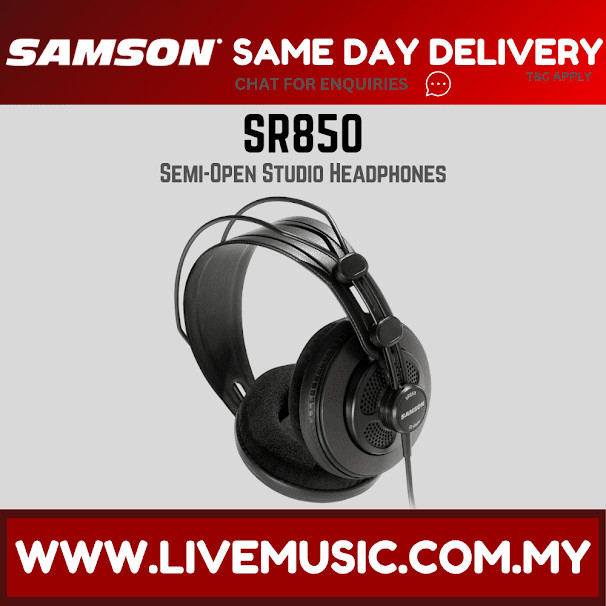 Samson SR850 Semi-Open Studio Headphones (SR-850/SR 850) | Shopee Malaysia