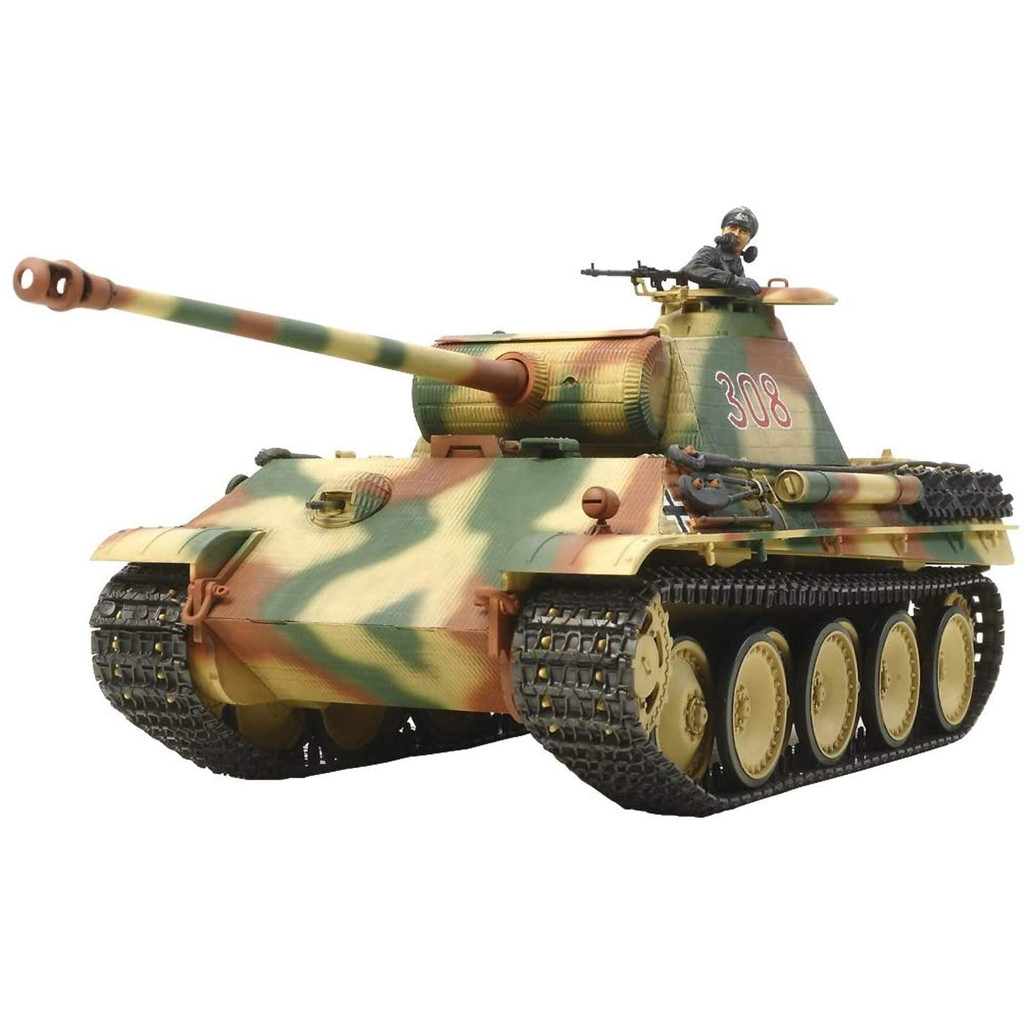 TAMIYA 1/35 Tank Series No.55 German Army Panther G Early Type Single ...