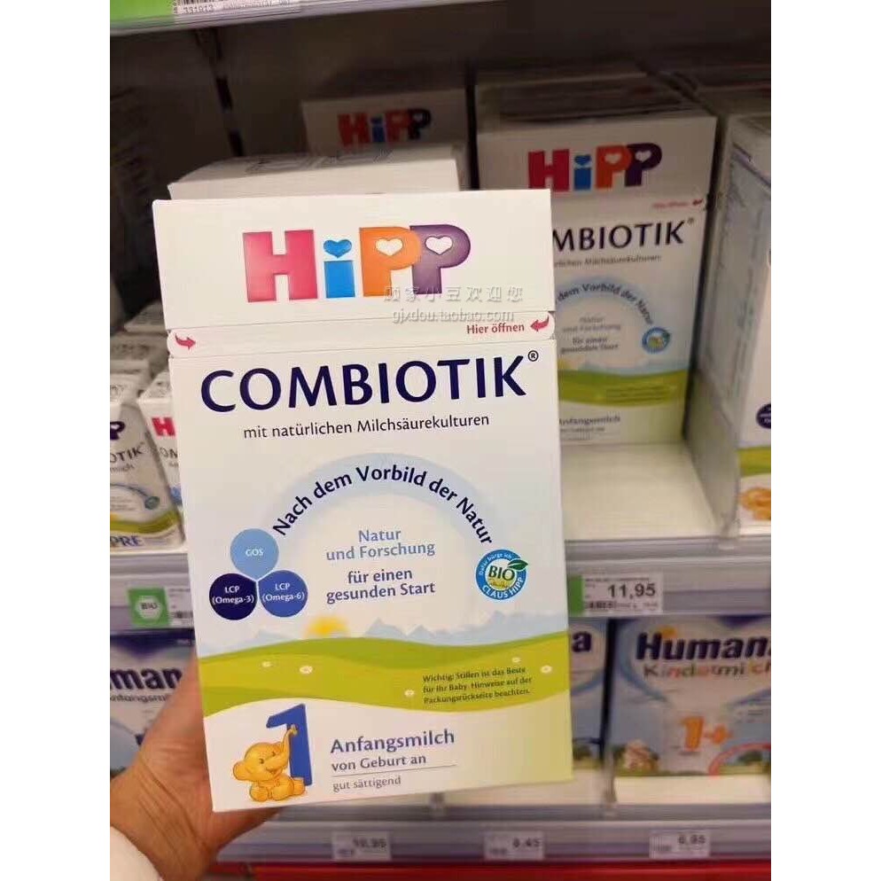 German Hipp Combiotik Organic Probiotic Baby Milk Powder pre/0-6/600g ...