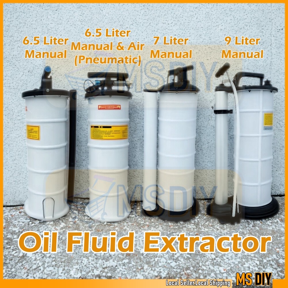 6.5L/7L/9L Engine Oil Fuel Extractor Pump Manual Suction Vacuum Petrol Fluid Transfer | Shopee ...