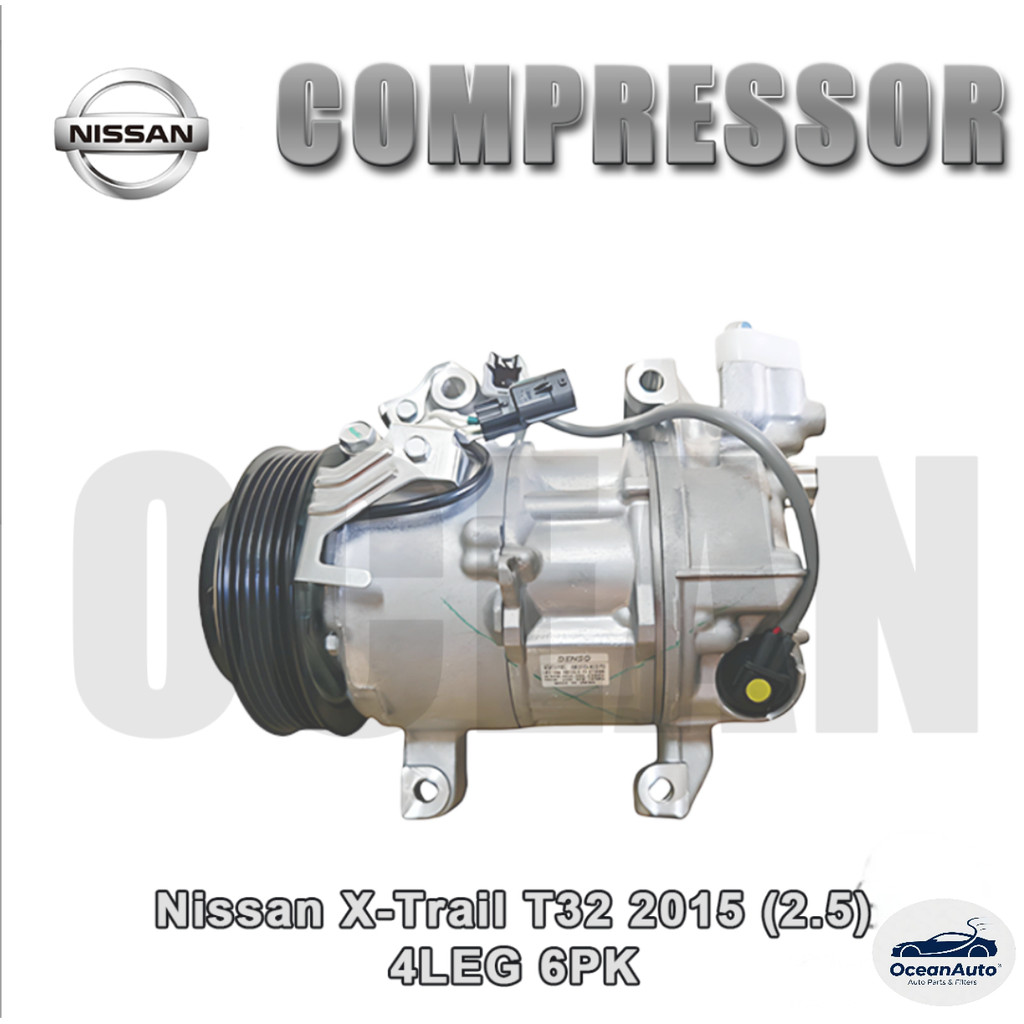 (DENSO) NISSAN X-TRAIL T32 2.5 AIRCOND COMPRESSOR NEW | Shopee Malaysia