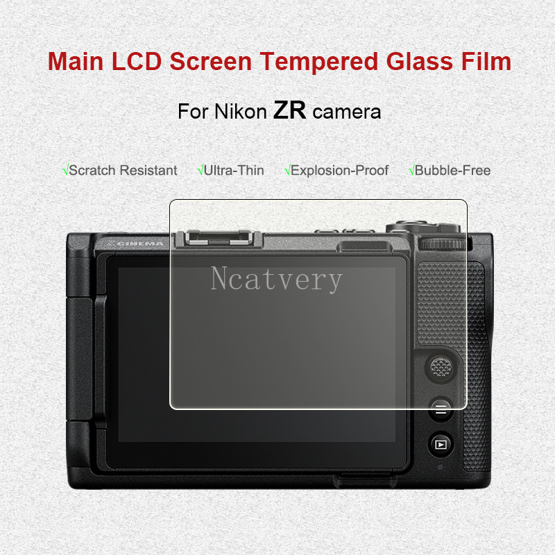 Screen Protector for Nikon ZR Camera Tempered Glass Film for Nikon ZR ...