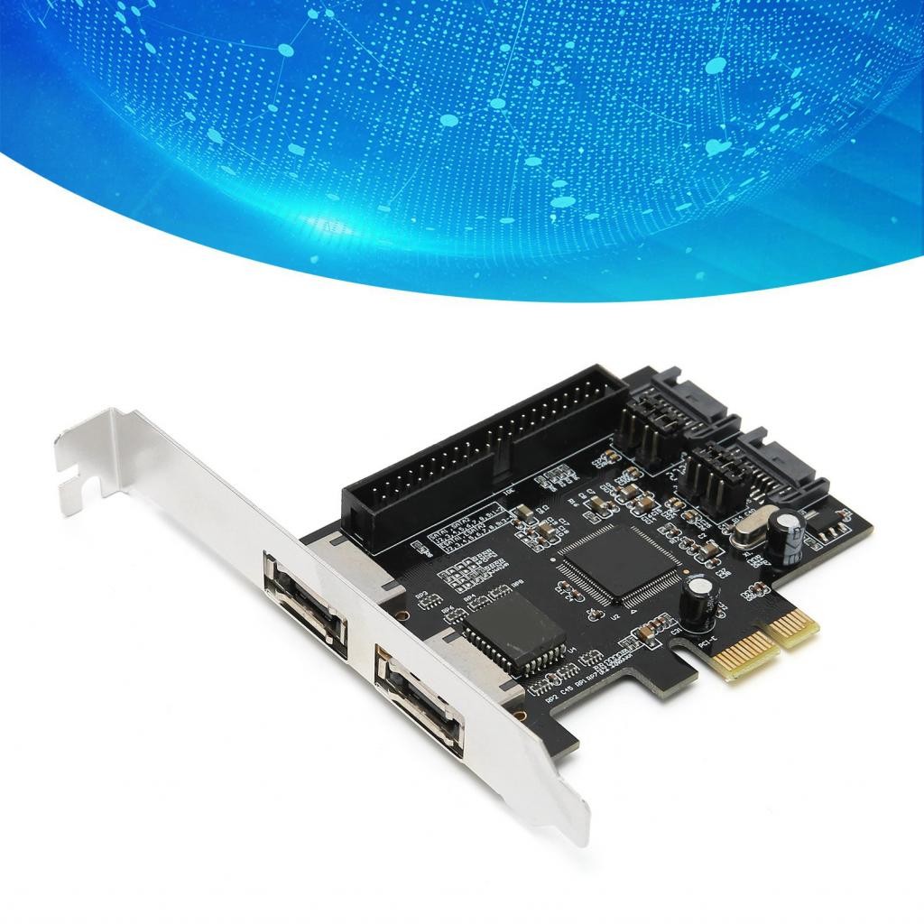 xguli-my SATA PCI Express Controller Card PCIe to 3Gb/s ESATA IDE ...