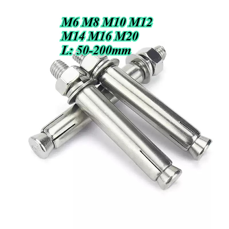 304 Stainless Steel ﻿Expansion Anchor wall plug Screw Anchor Expansion ...