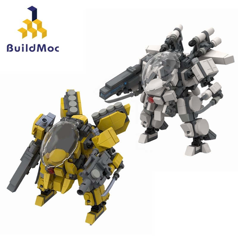 Buildmoc Creative Robot War Mech AF-05 Mecha Robots Cartoon Model ...