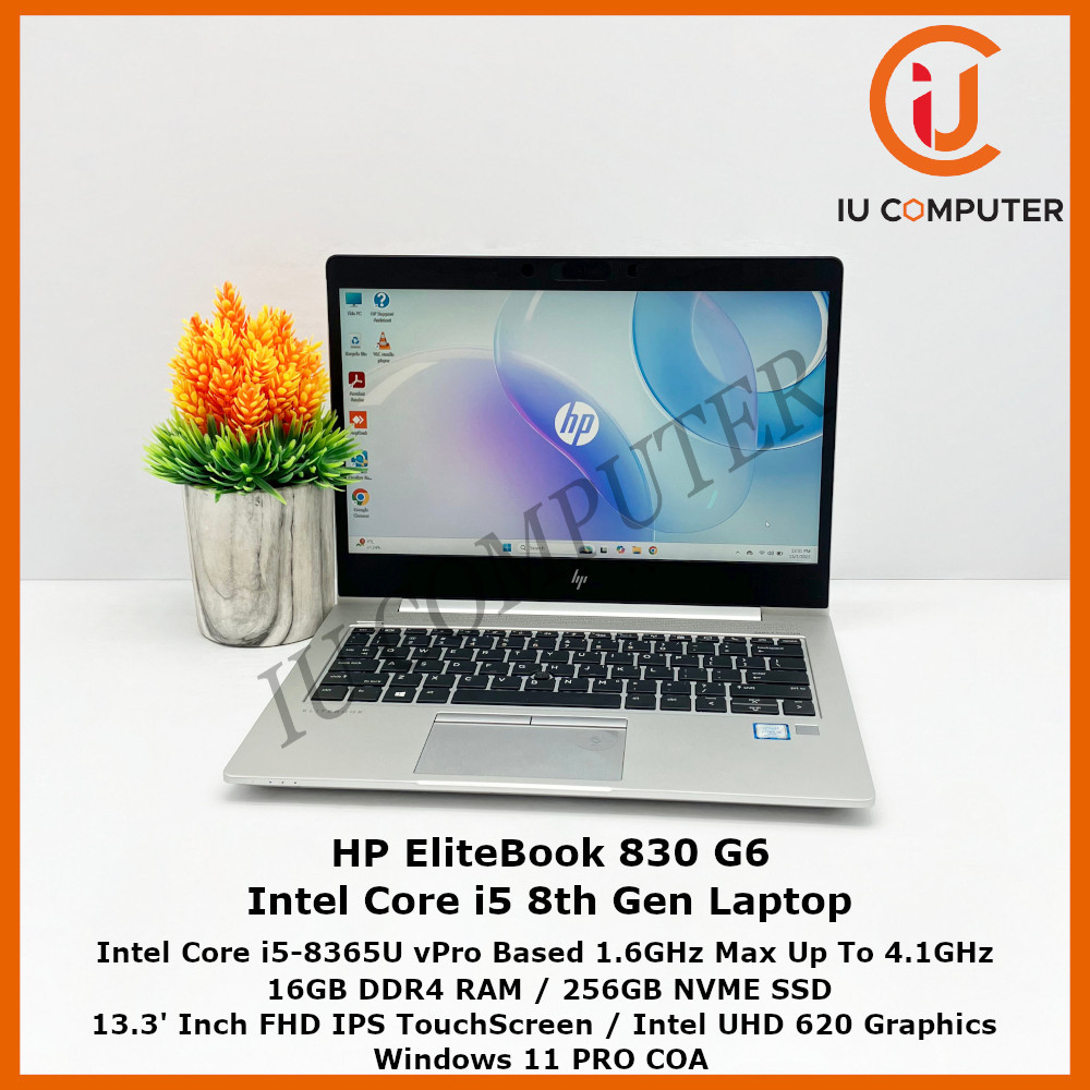 HP ELITEBOOK 830 G6 TOUCHSCREEN INTEL CORE I5-8365U VPRO 16GB RAM 256GB ...