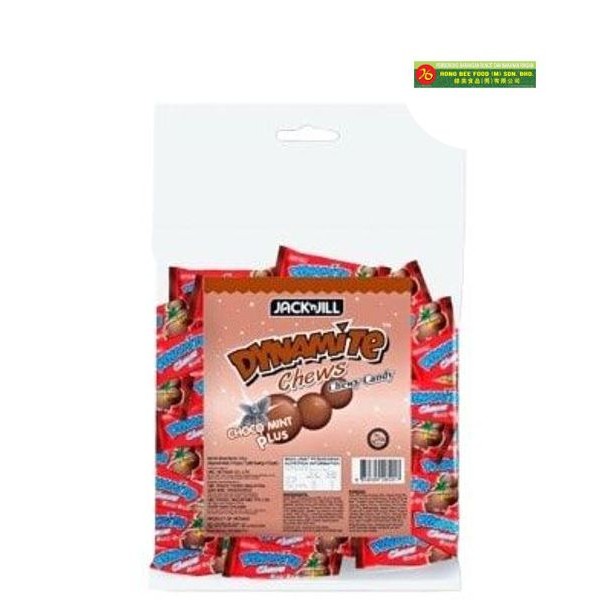 Jack 'n Jill Dynamite Mengunyah Choco Mint Plus Pek Gula-gula 150 x 5g ...