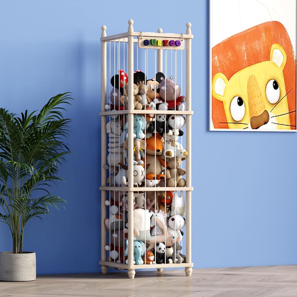 Stuffed Animal Storage Wooden Toy Storage Storage Storage Storage Box ...