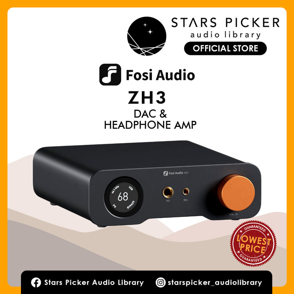 Fosi Audio ZH3 - AKM 4493SEQ Fully Balanced DAC and Headphone Amplifier ...