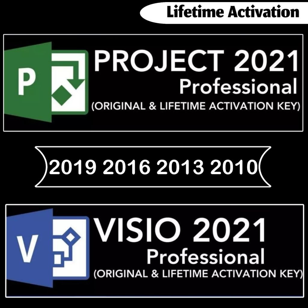MS Project & Visio – Semua Versi (2016-2021) | Ready Stock | Lifetime ...