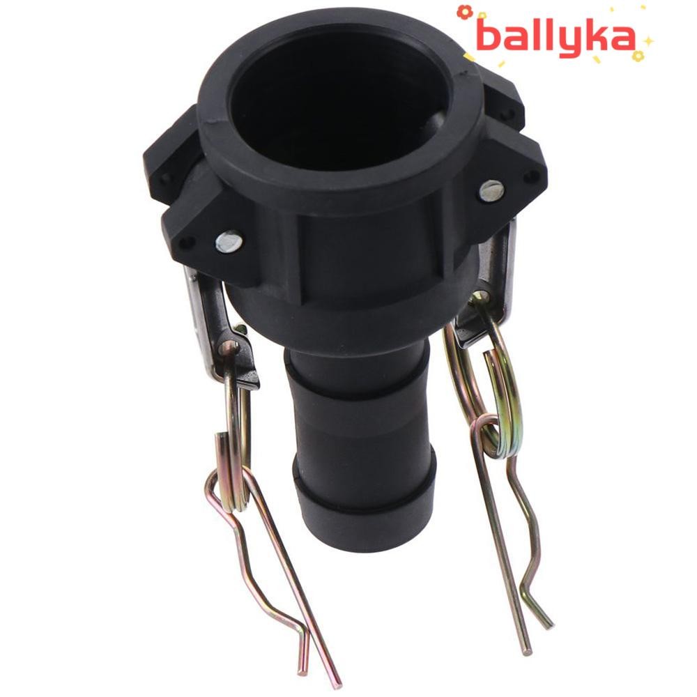 BALLYKA Poly Cam Lock Fitting, Black Coupling 1" Female Camlock x 1 ...