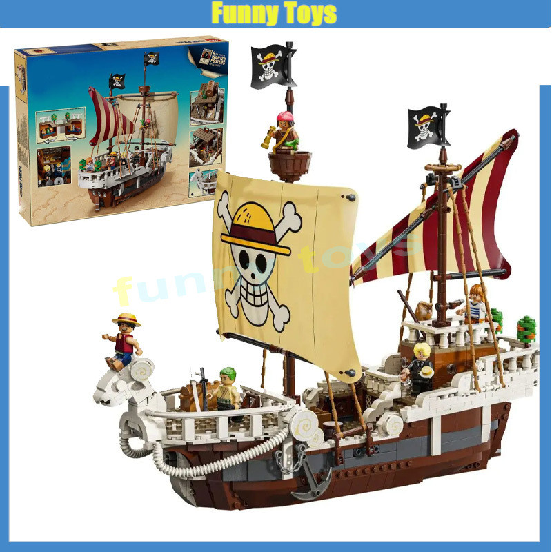 75639,The Going Merry Pirate Ship,Building Blocks Pirate Ship Model ...