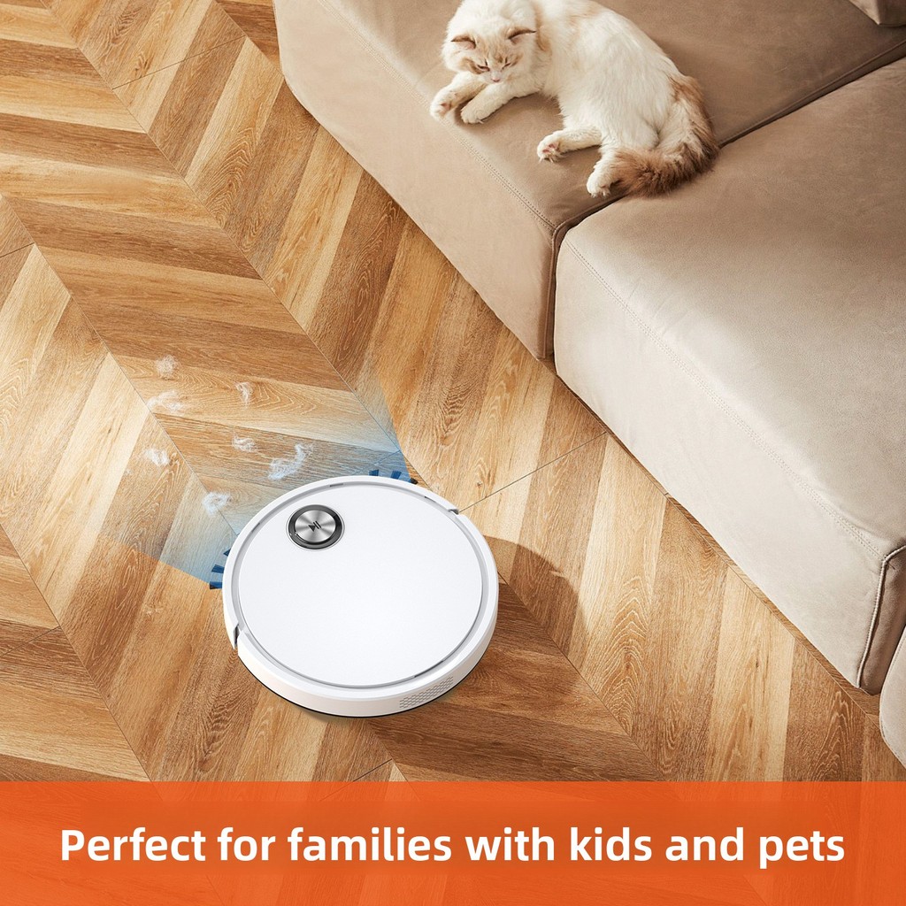 Smart Robot Vacuum Cleaner with Remote & APP Control, Anti-Drop Sensor ...