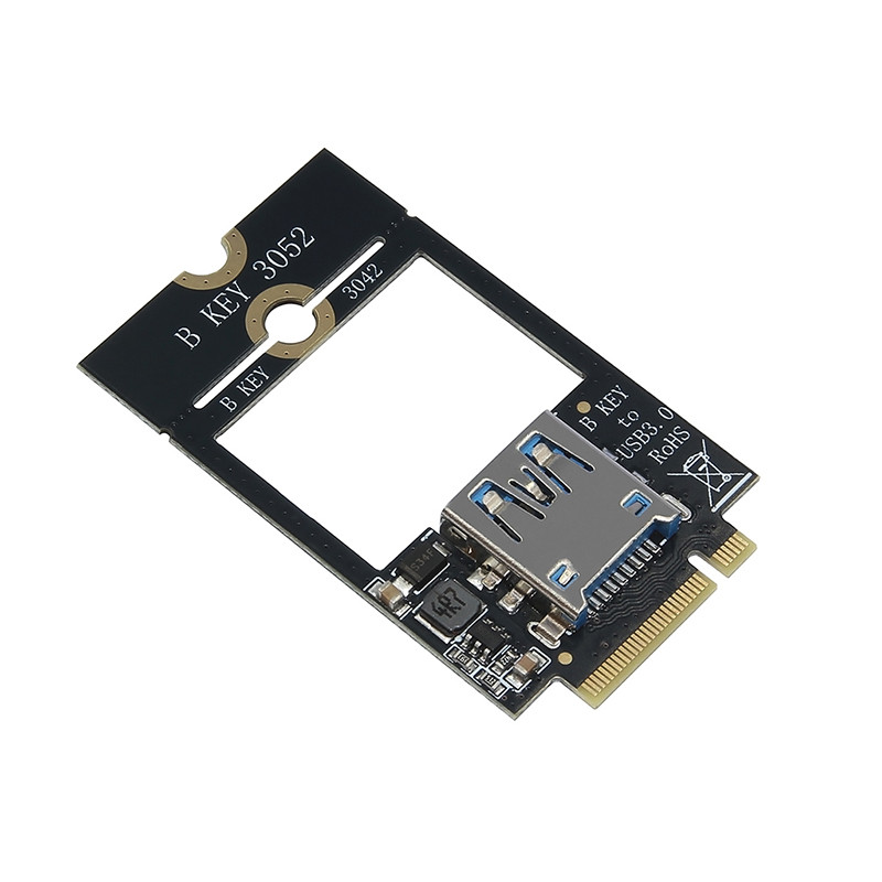 JMT M.2 B Key WWAN 4G Network Card Slot To USB 3.0 / Type C / Dual TF ...