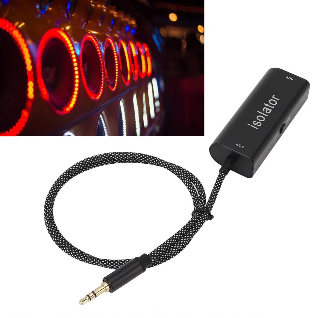 1buycart Ground Loop Noise Isolator AUX Sound Filter for Car Audio/Home ...