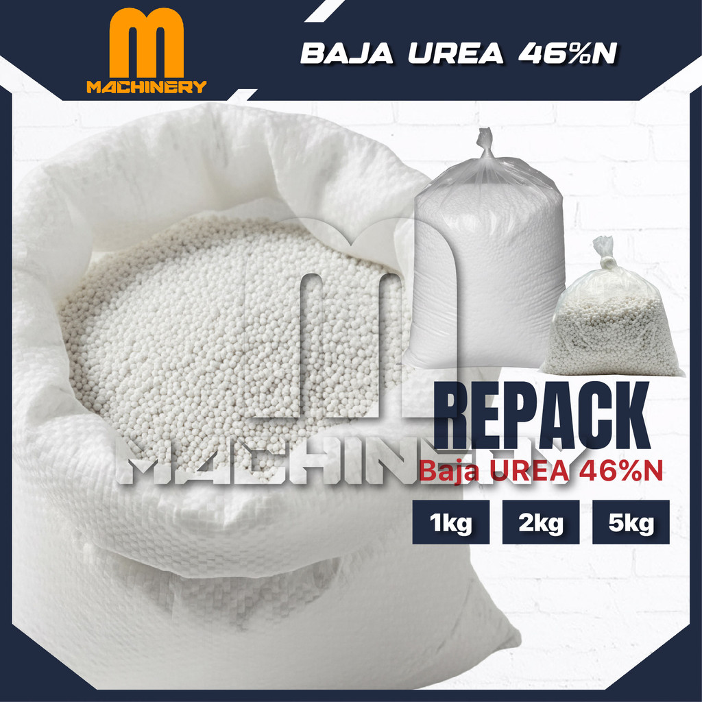 (REPACK) M.Machinery Premium Urea Agrenas 46%N 1KG 2KG 5KG Nitrogen ...