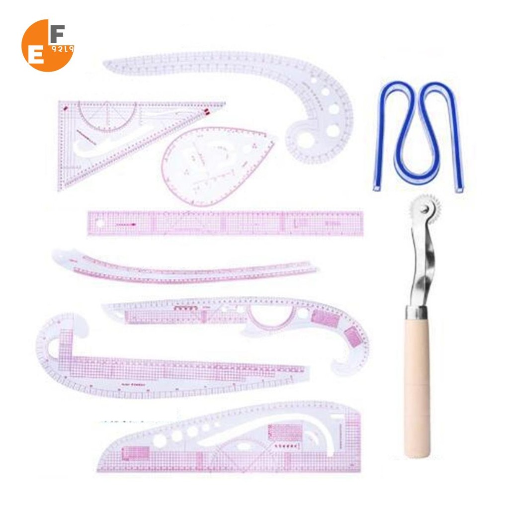Styling and Sewing Curve Ruler, Grading Ruler, Clothing Ruler and ...