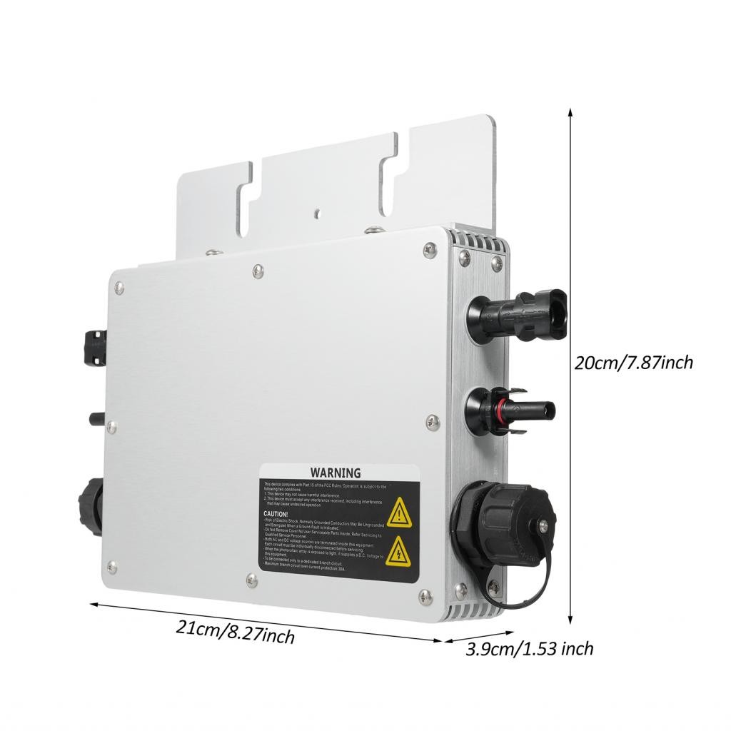 Lepmerktool-MY Inverter?WVC-600 Micro Inverter 600W Solar Grid Tie ...