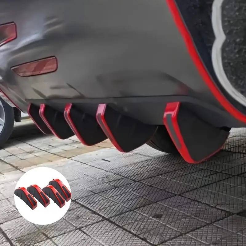 Car Modification Universal Rear Spoiler Small Surrounded Bumper Chassis ...