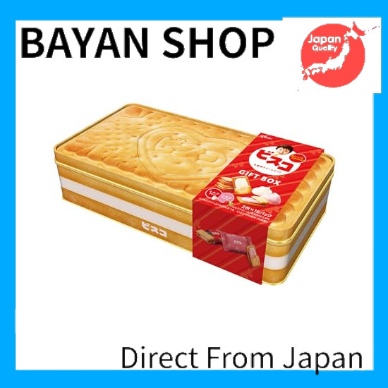 【Direct from Japan】 BISCO Gift Box 32pcs(2pcs x 16 bags)Ezaki Glico ...