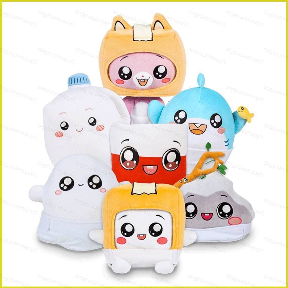 ZY1 Lankybox Plush Toy Milky/Baby Thicc Shark/Baby Canny stuffed Soft ...