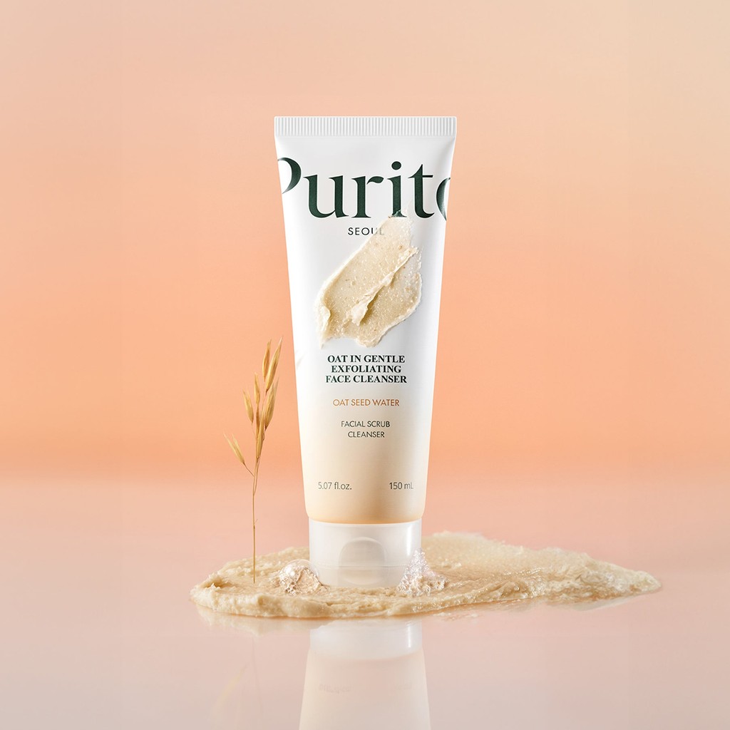PURITO OATIN Gentle Exfoliating Cleanser 150ml: Oat-Infused Formula ...