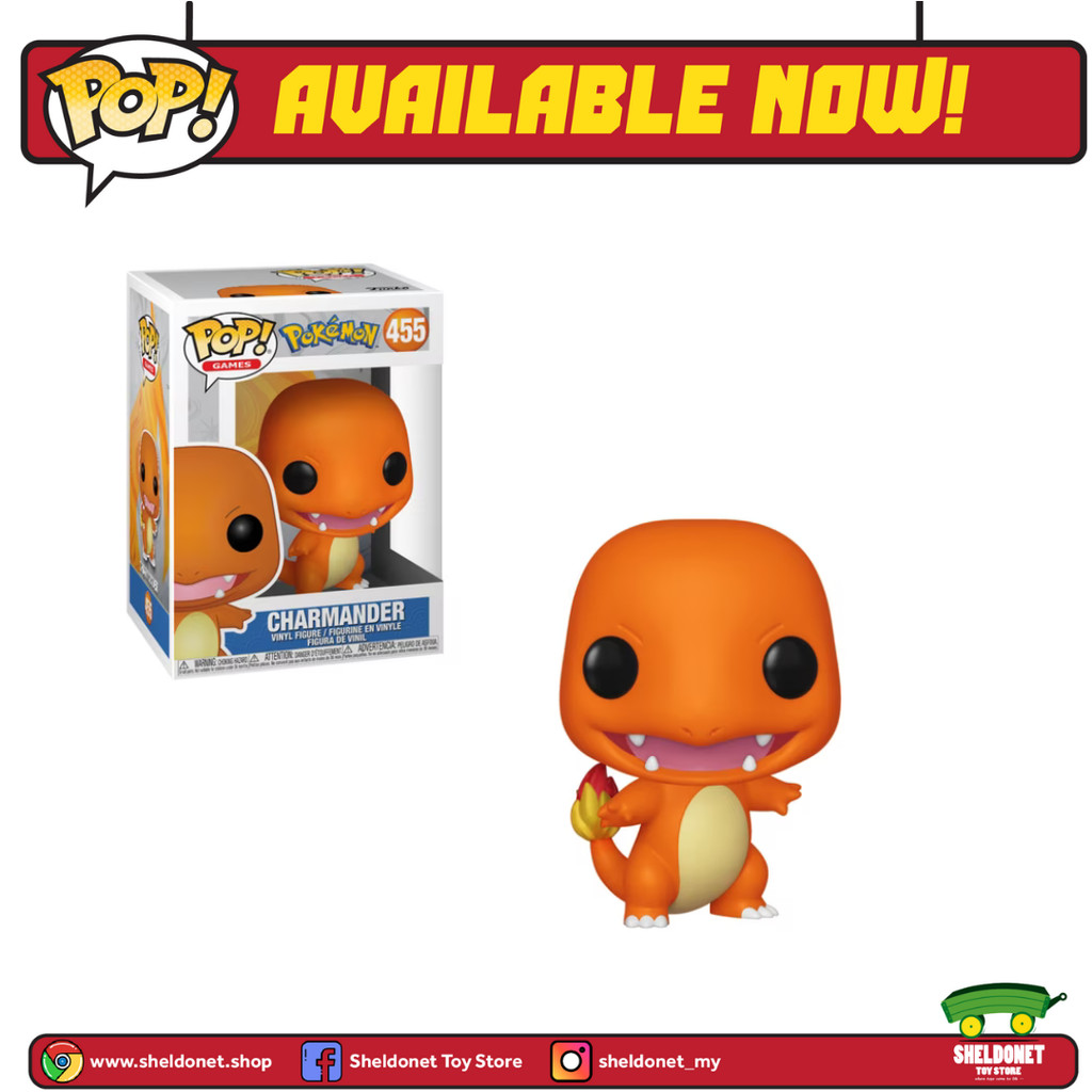 Funko Pop! Games: Pokemon - Charmander (EMEA) | Shopee Malaysia