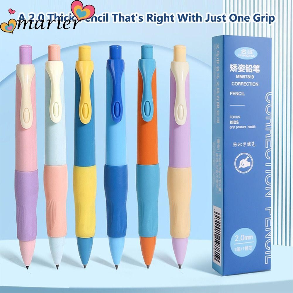 MARIER Propelling Pencil, Writing Tool HB Mechanical Pencils, Correct ...