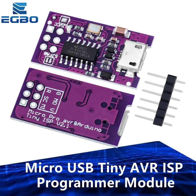 1~5 PCS Micro USB Tiny AVR ISP ATtiny44 ATTiny45 ATTiny85 USBTinyISP ...